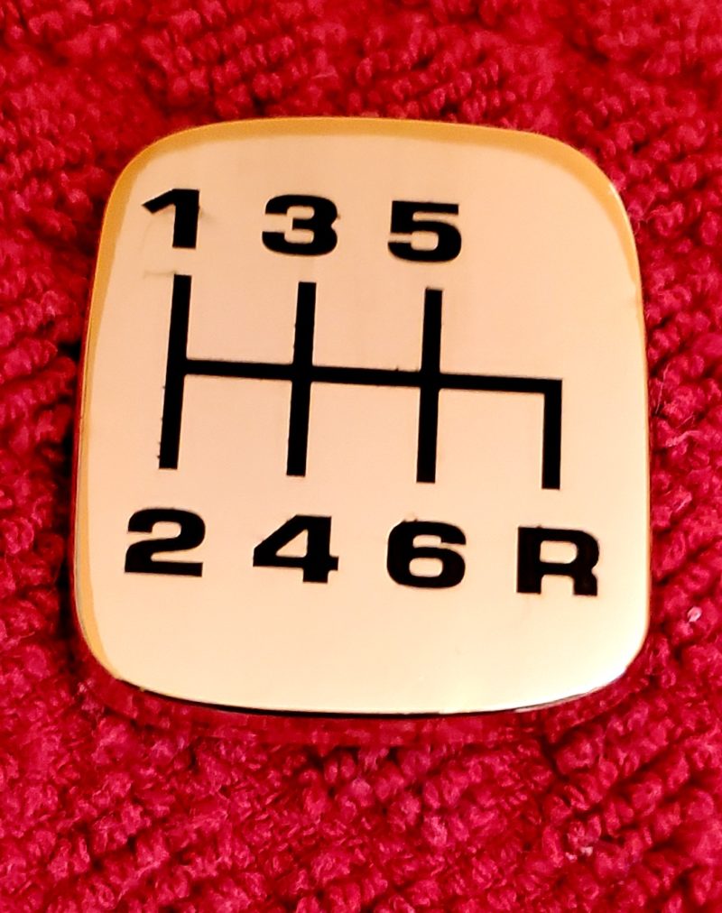 GOLD – OEM spec Acura Legend 6 Speed Gear Shift Emblem Fits 1991-1995 ...